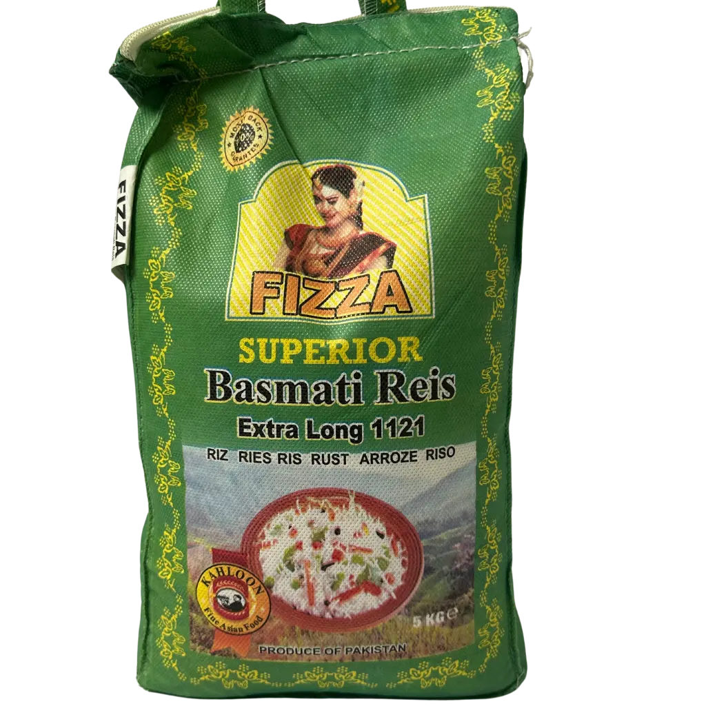 Fizza Basmati Rice 1121 Extra long 5KG – ETC MART